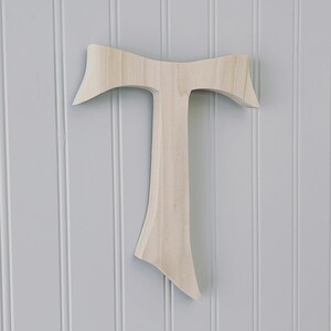 Tau Cross, Unfinished Tau Cross, Wooden Tau Cross, Tau Handmade, Wooden ...