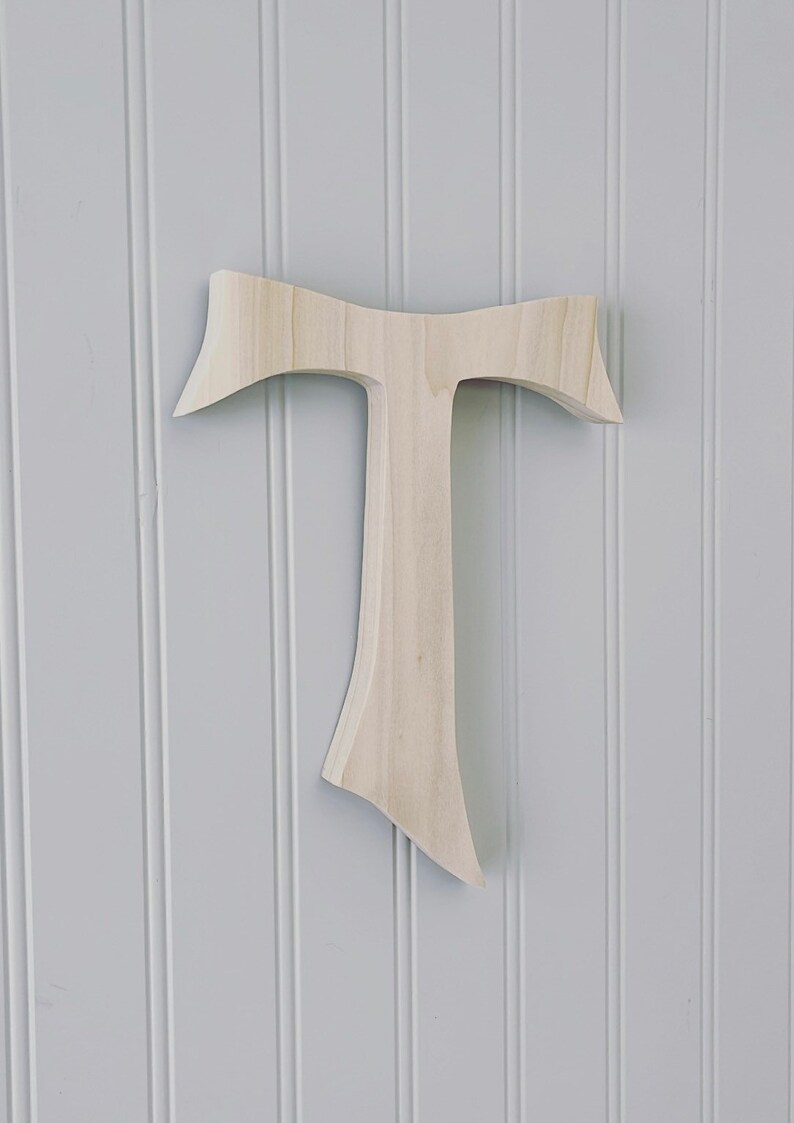 Tau Cross, Unfinished Tau Cross, Wooden Tau Cross, Tau Handmade, Wooden ...