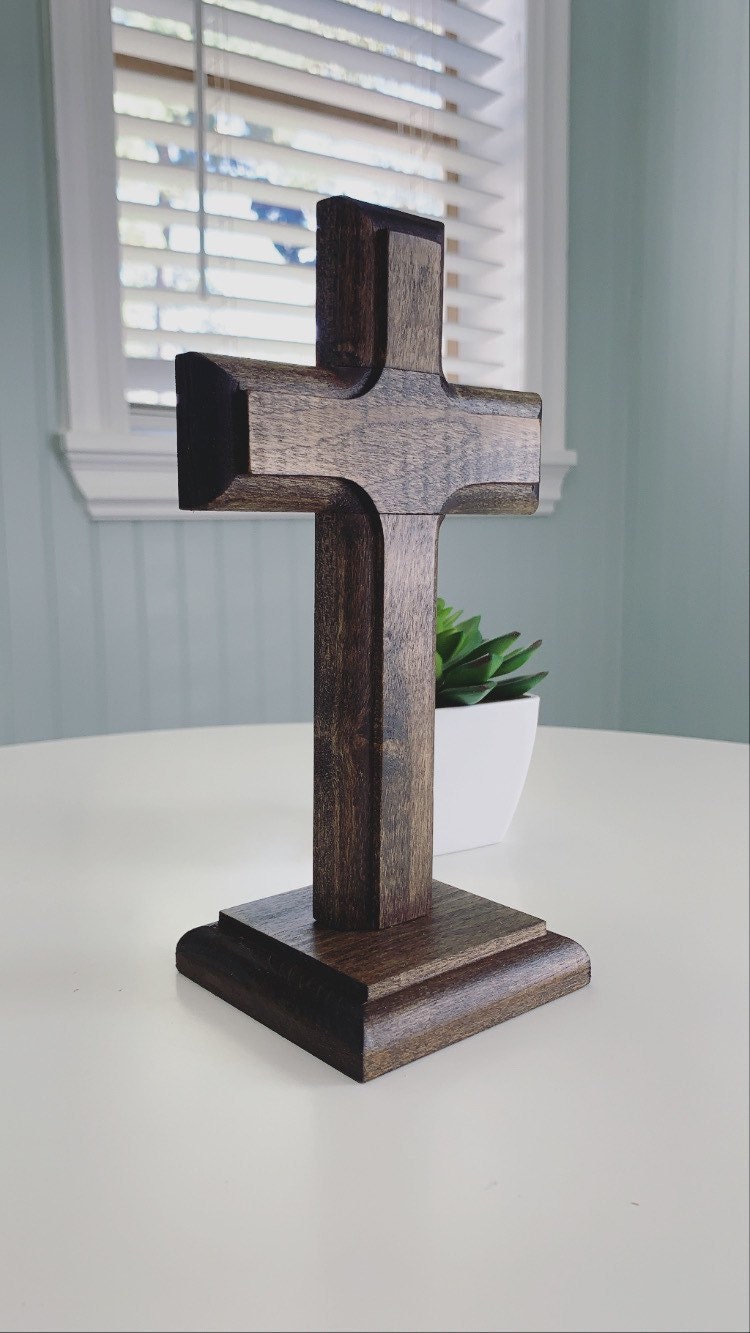 Stand up Cross, Wooden Cross, Handmade Cross, Cross. - Etsy