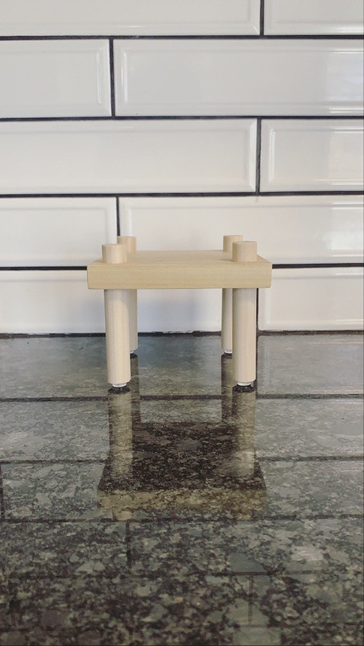 Handmade Poplar Wood Plant Stand, Small Home Decor - Etsy