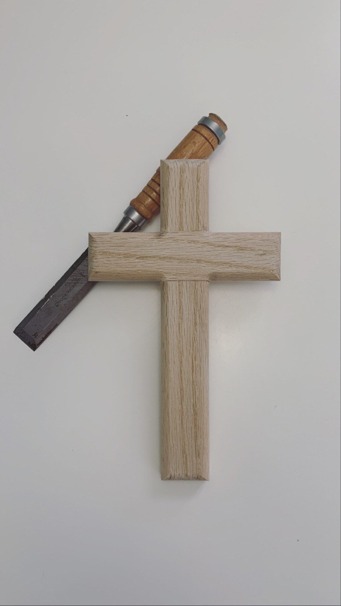Red Oak Cross, Handmade Cross, Wooden Cross, Cross, Handmade Oak Cross ...