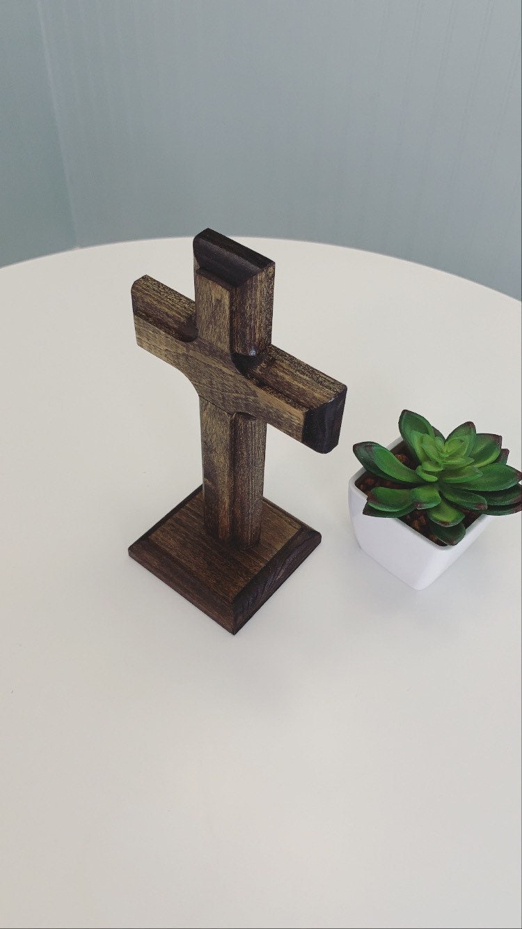 Stand up Cross, Wooden Cross, Handmade Cross, Cross. - Etsy