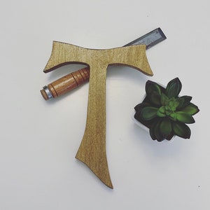 Tau Cross, Wooden Tau Cross, Tau Handmade Cross, Wooden Cross, Cross ...