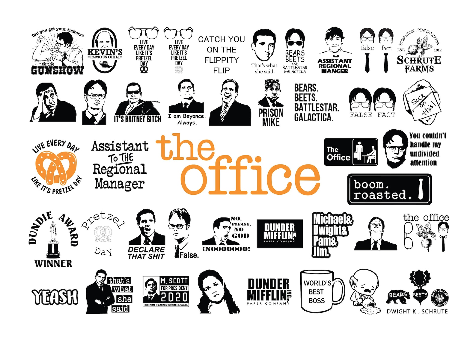 THE OFFICE SVG the Office Svg Files for Cricut the Office - Etsy Australia