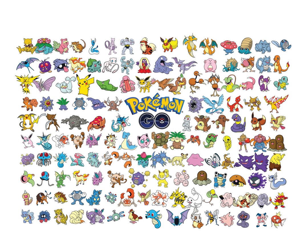 POKEMON SVG Files POKEMON Svg Files for Cricut Pokemon Svg - Etsy Australia