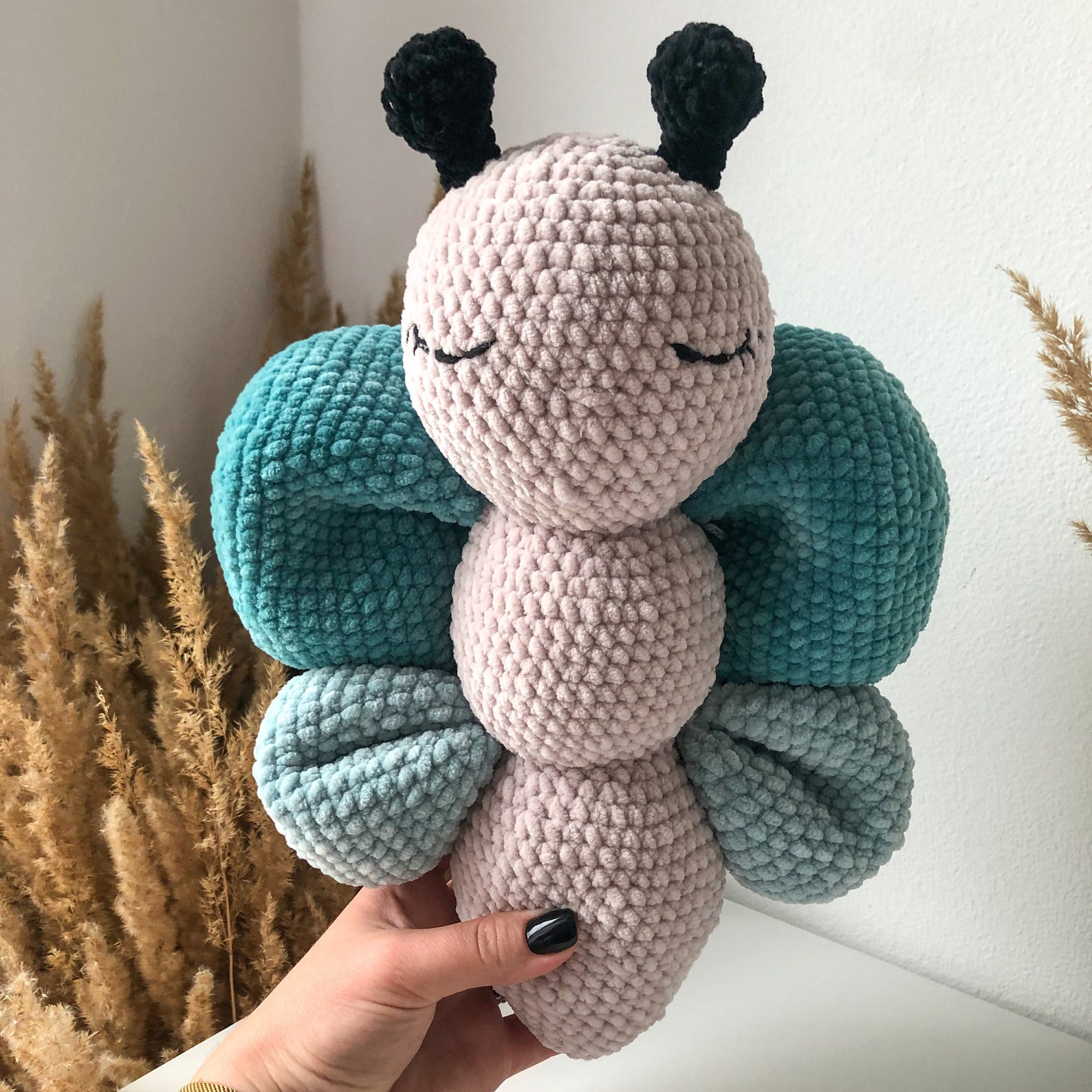 Crochet Pdf Pattern for Large Butterfly, Suitable for Beginner Level in ...