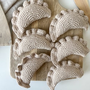 Crochet Dumpling Pattern, Amigurumi Play Food, Beginner PDF (instant ...
