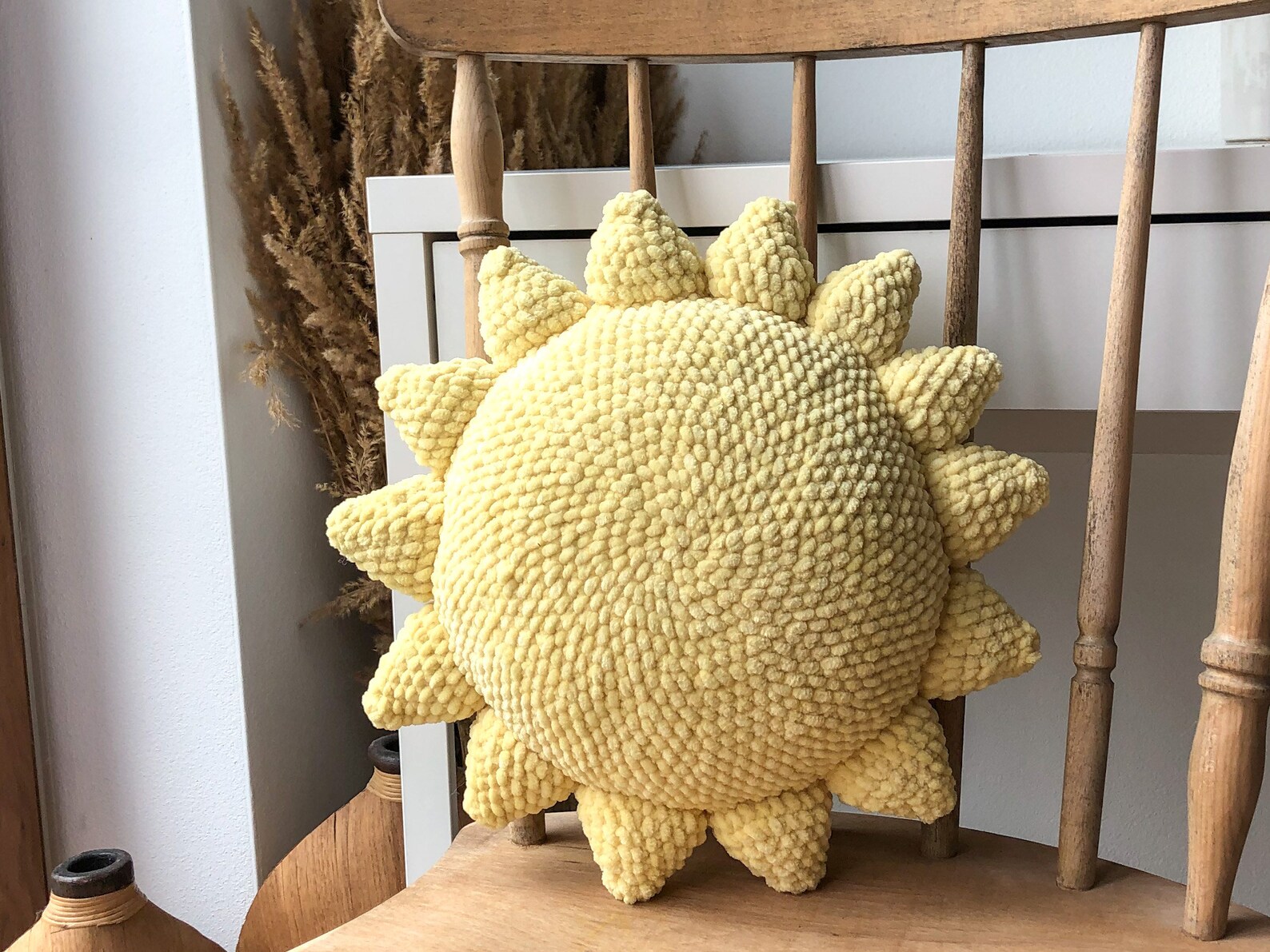 PDF Crochet Pattern for Pillow Sun Big Sun Adapted to | Etsy