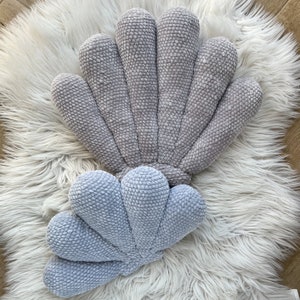 Crochet Pattern Pdf for Small and Large Shell-shaped Pillow, Nautical ...