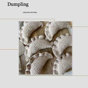 Crochet Dumpling Pattern, Amigurumi Play Food, Beginner PDF (instant ...