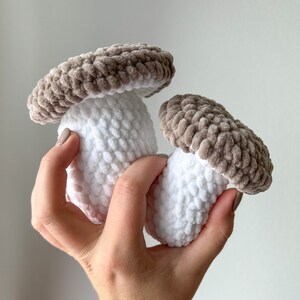 Crochet Pattern for Toadstool Mushroom Set, Small and Large Crochet ...