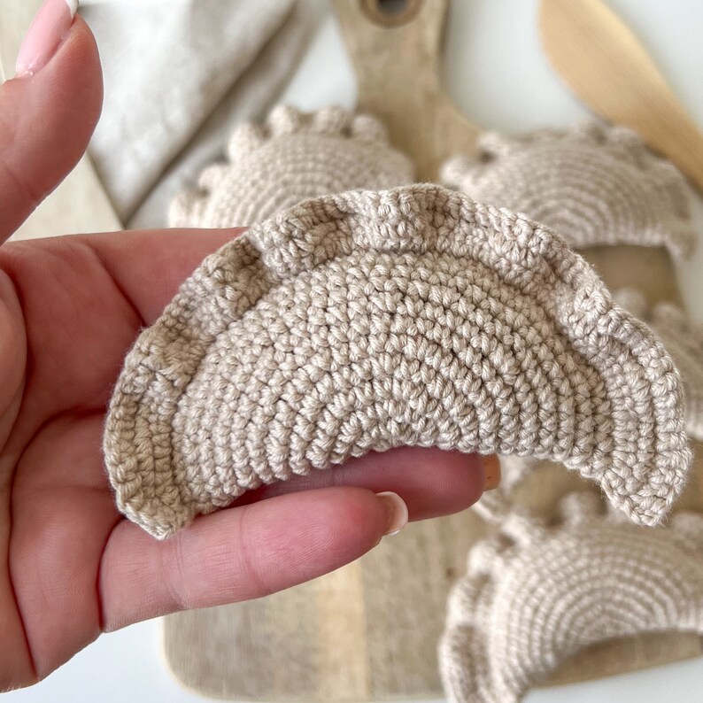 Crochet Dumpling Pattern, Amigurumi Play Food, Beginner PDF (instant ...