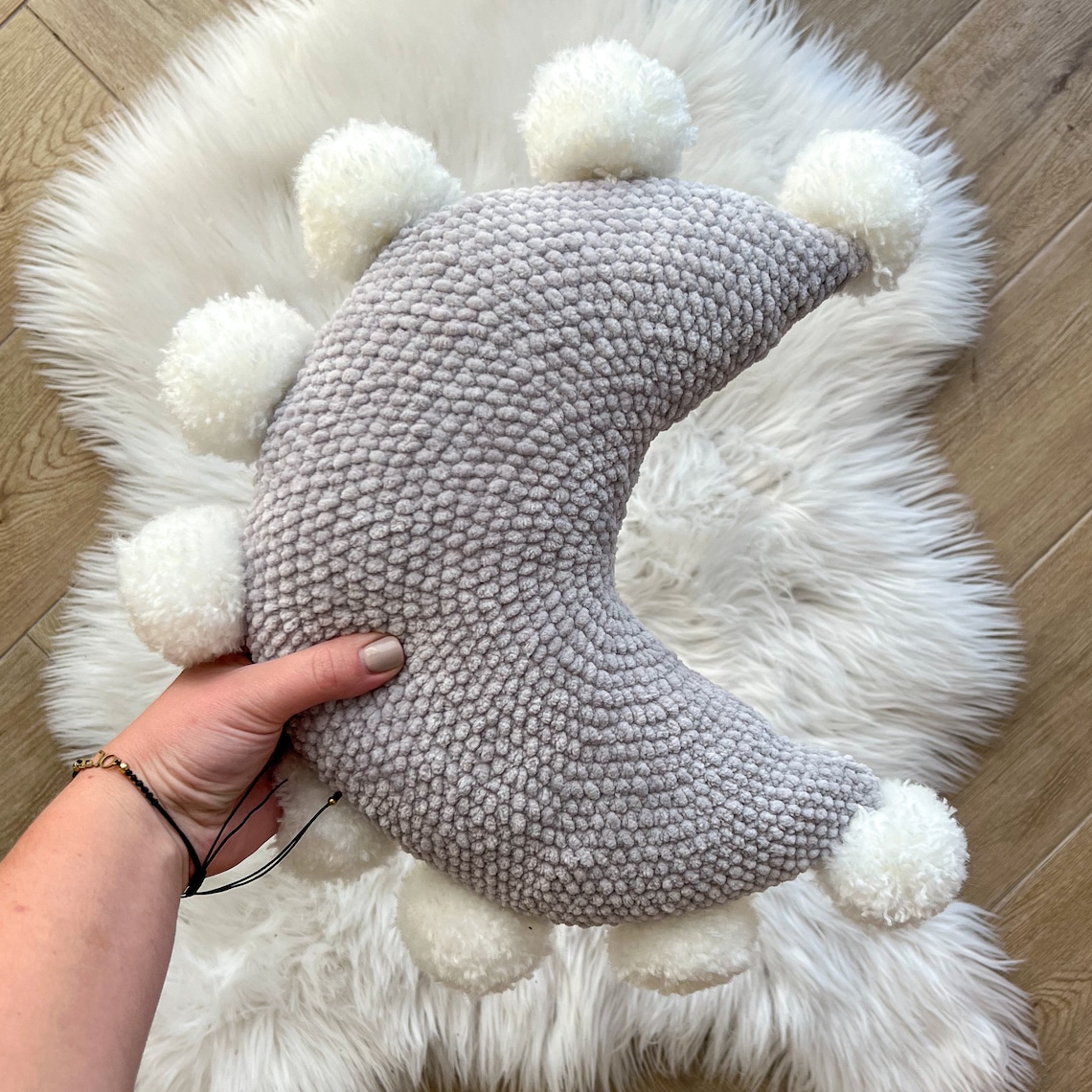 Crochet Moon Pillow Pattern: Boho Baby Room Decor (PDF Pattern) - Etsy