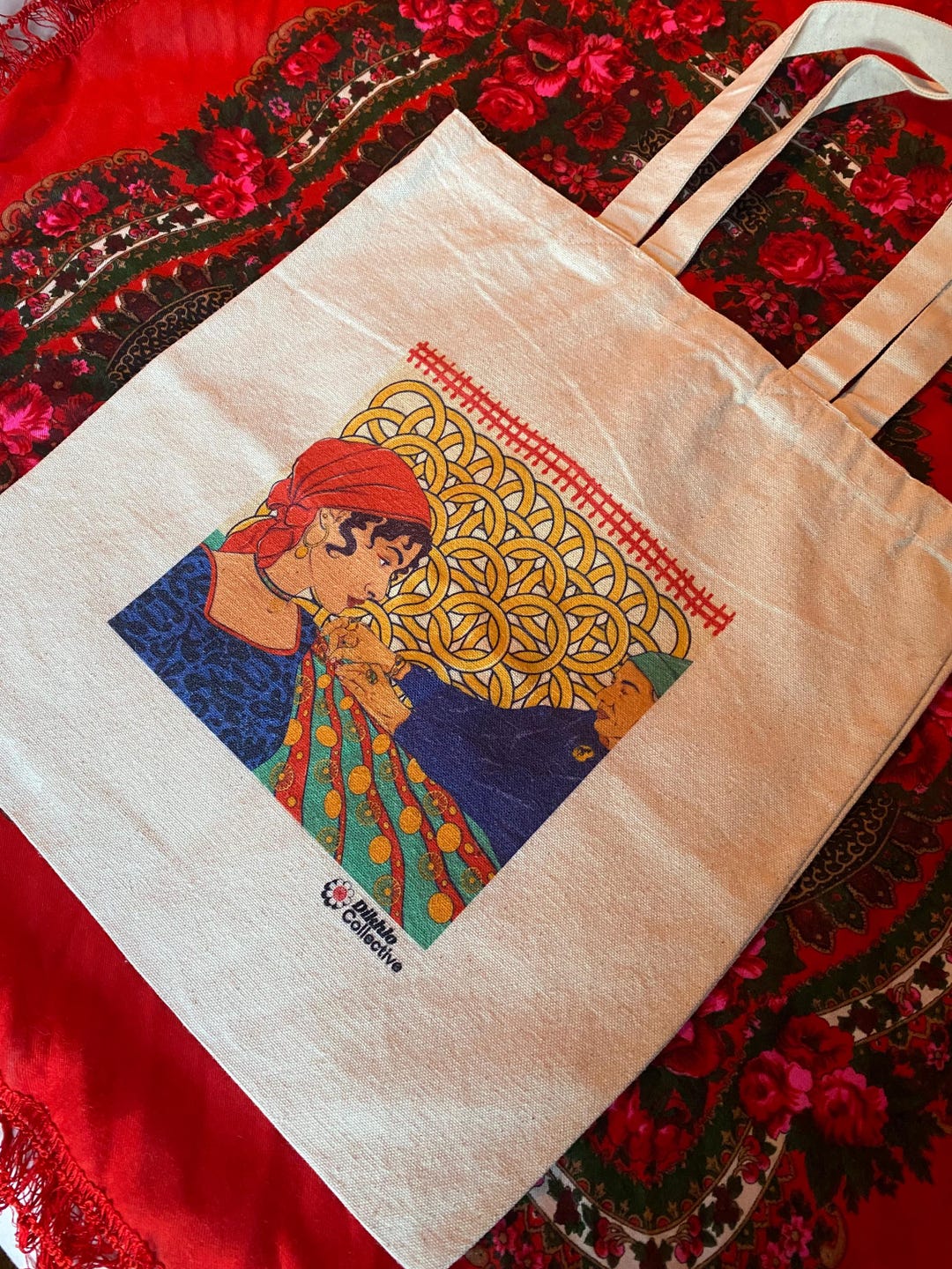 Happy Borders X Dikhlo Collective Cotton Canvas Tote Bag - Etsy