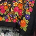 Huge Extra Large Black Vintage Wool Floral Dikhlo Fringe Shawl 56x56 - Etsy