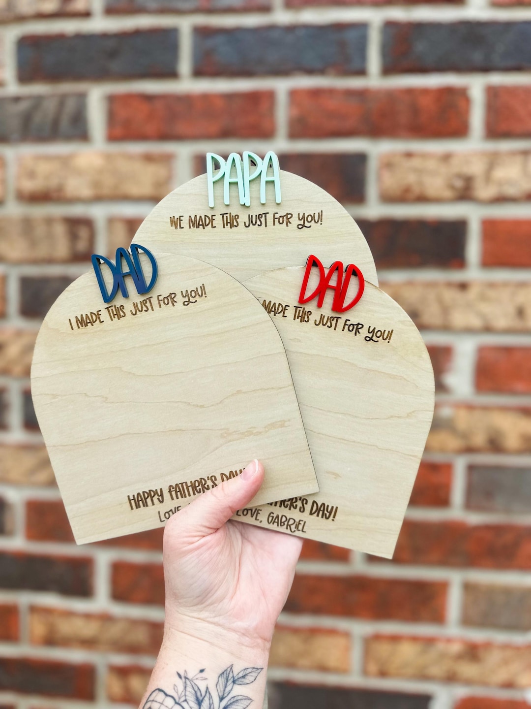 Custom Drawing Board for Father's Day | Father’s Day Keepsake Gift for ...