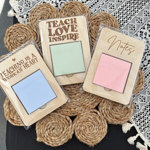 Post It Holder | Teacher Gift | End of Year Teacher Gift | Gift From ...