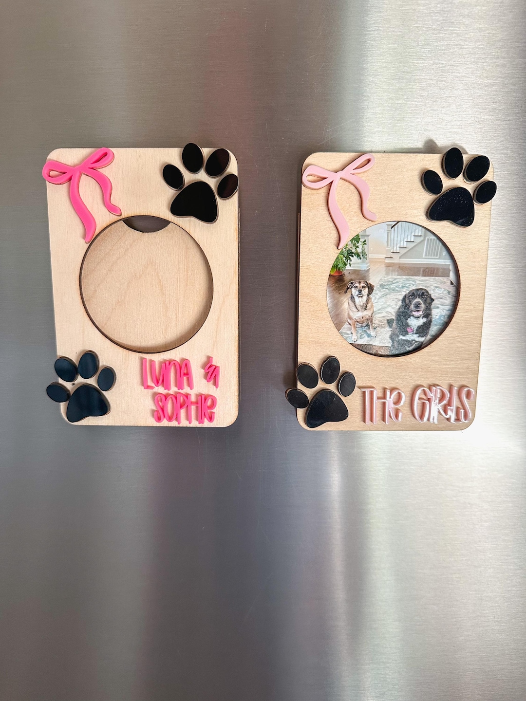 Magnetic Picture Frame | Polaroid Frame | Dog Lover Picture Frame ...