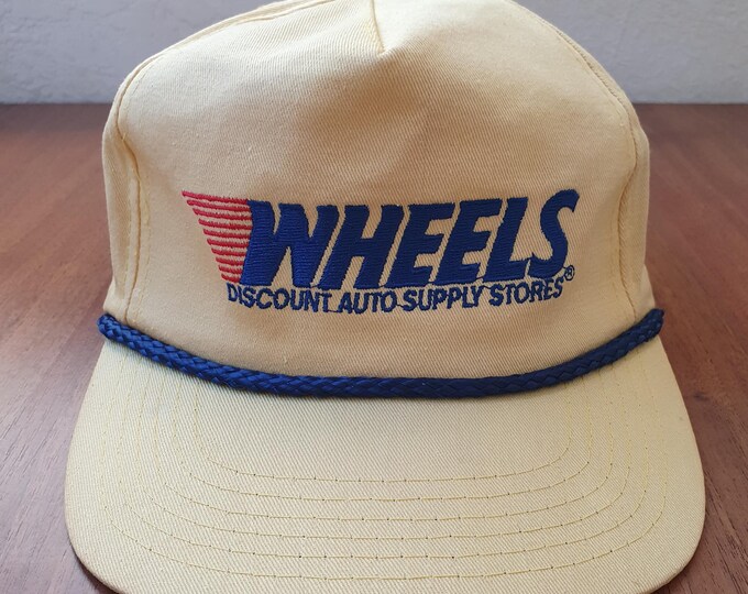 Vintage 90's Wheels Discount Auto Supply Stores Cap Hat - Etsy