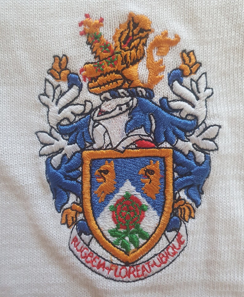 Rare Vintage Rugby England National Team Rugbeia Floreat Ubique ...