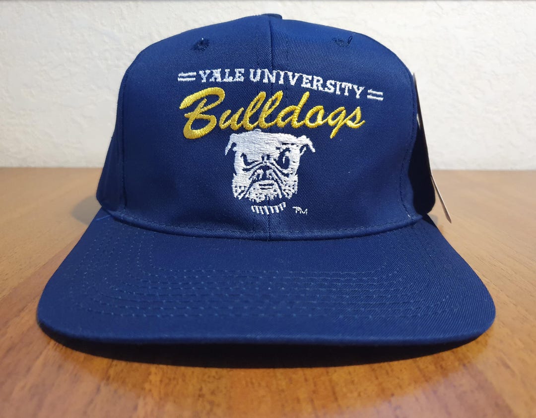 Vintage Deadstock 90's Yale University Bulldogs NCAA Embroidered Logo ...