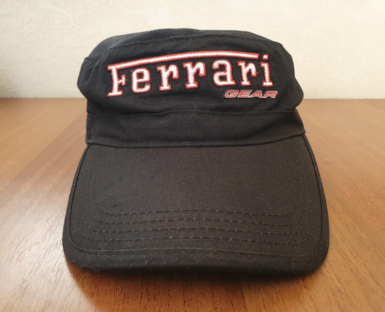 Official Vintage Ferrari Gear Racing Twill Corps Cap Hat - Etsy