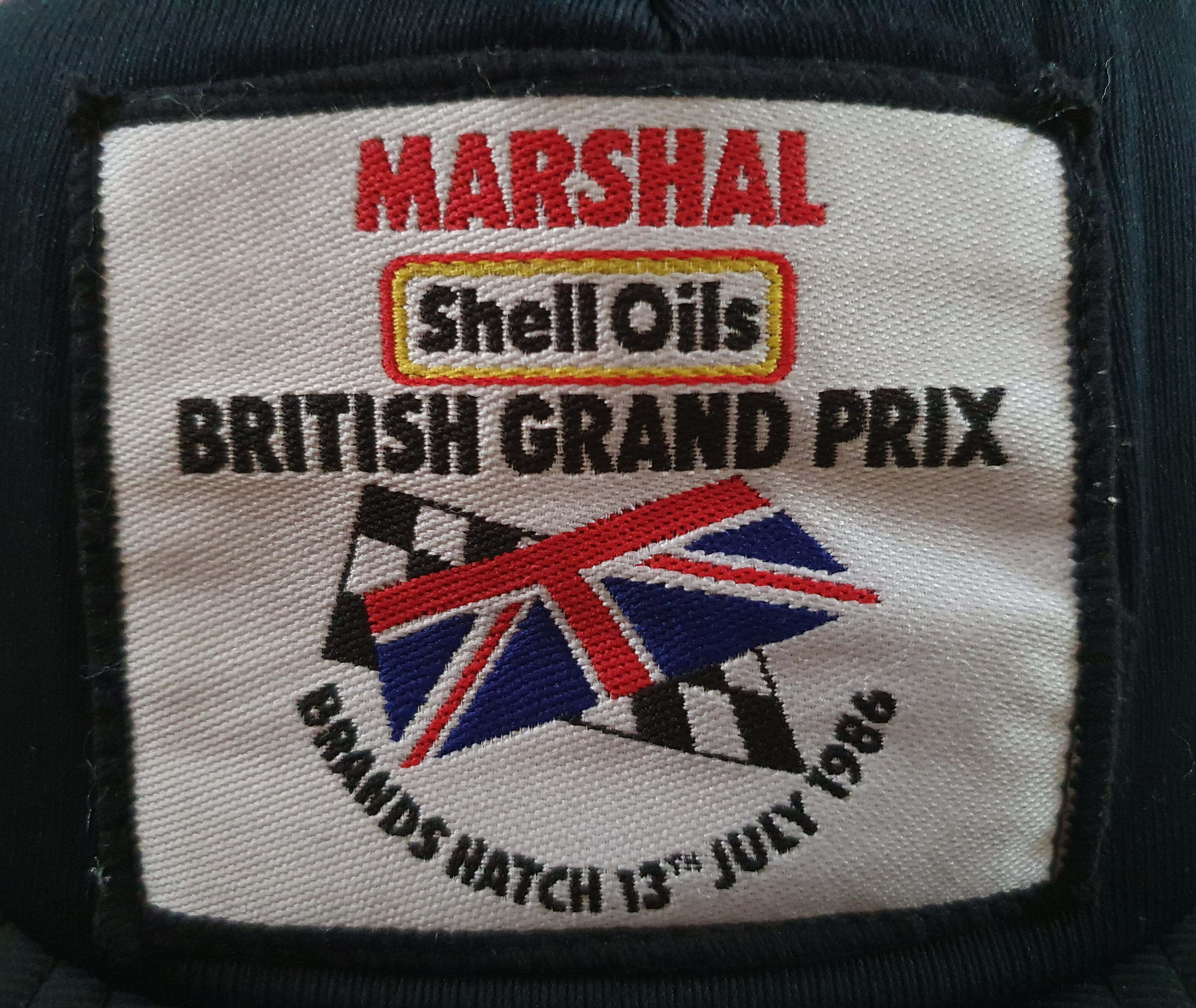 Original Rare Vintage Marshal Shell Oils British Grand Prix 1986 ...