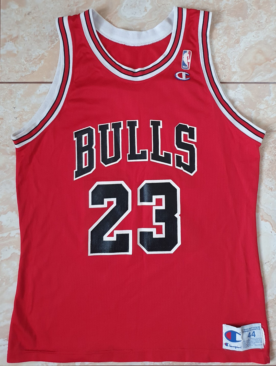 Original Vintage Chicago Bulls NBA Champion Jersey 90's Michael Jordan ...
