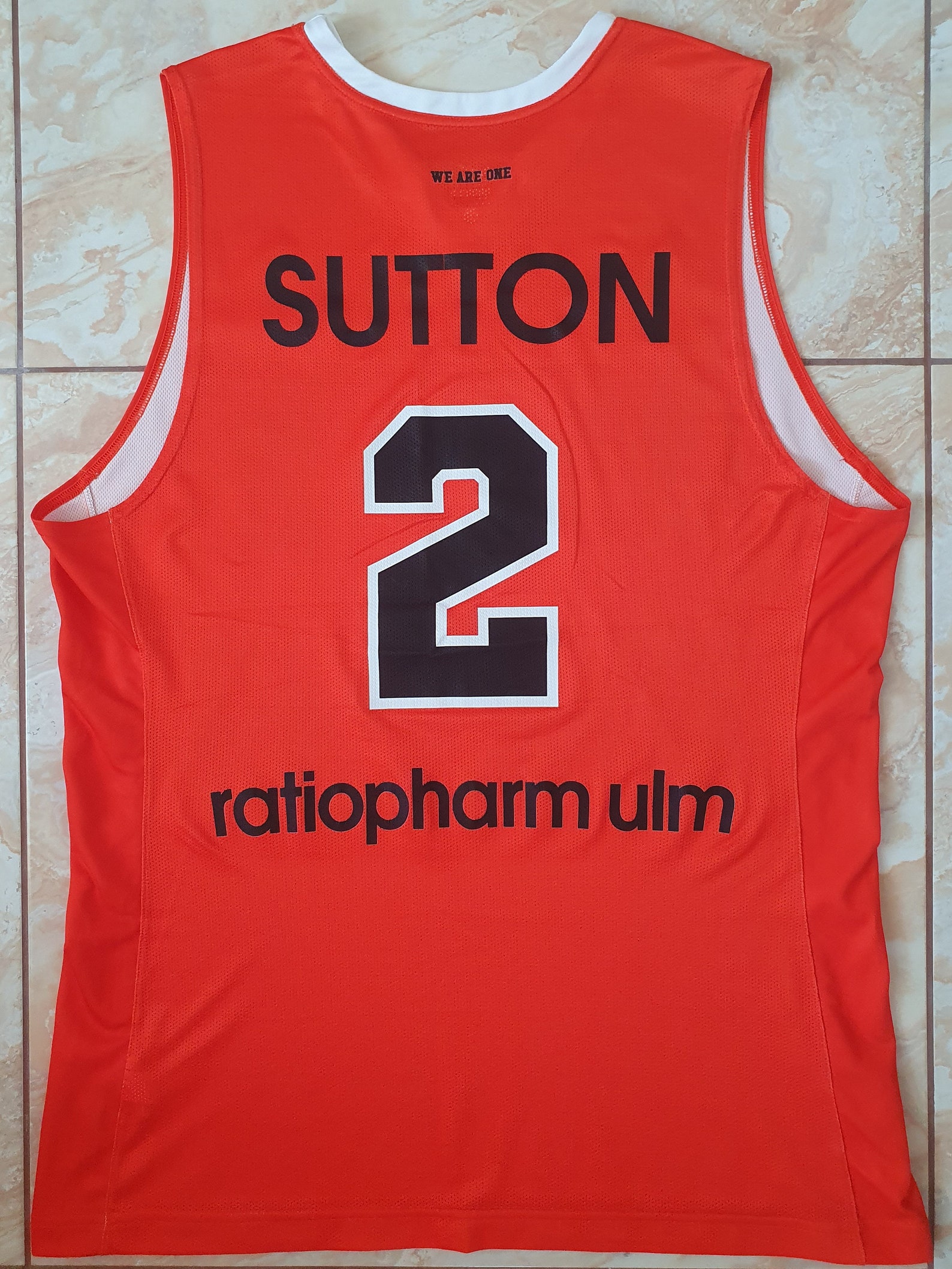 Original Match Worn Basketball Bundesliga Club Ratiopharm Ulm Jersey ...