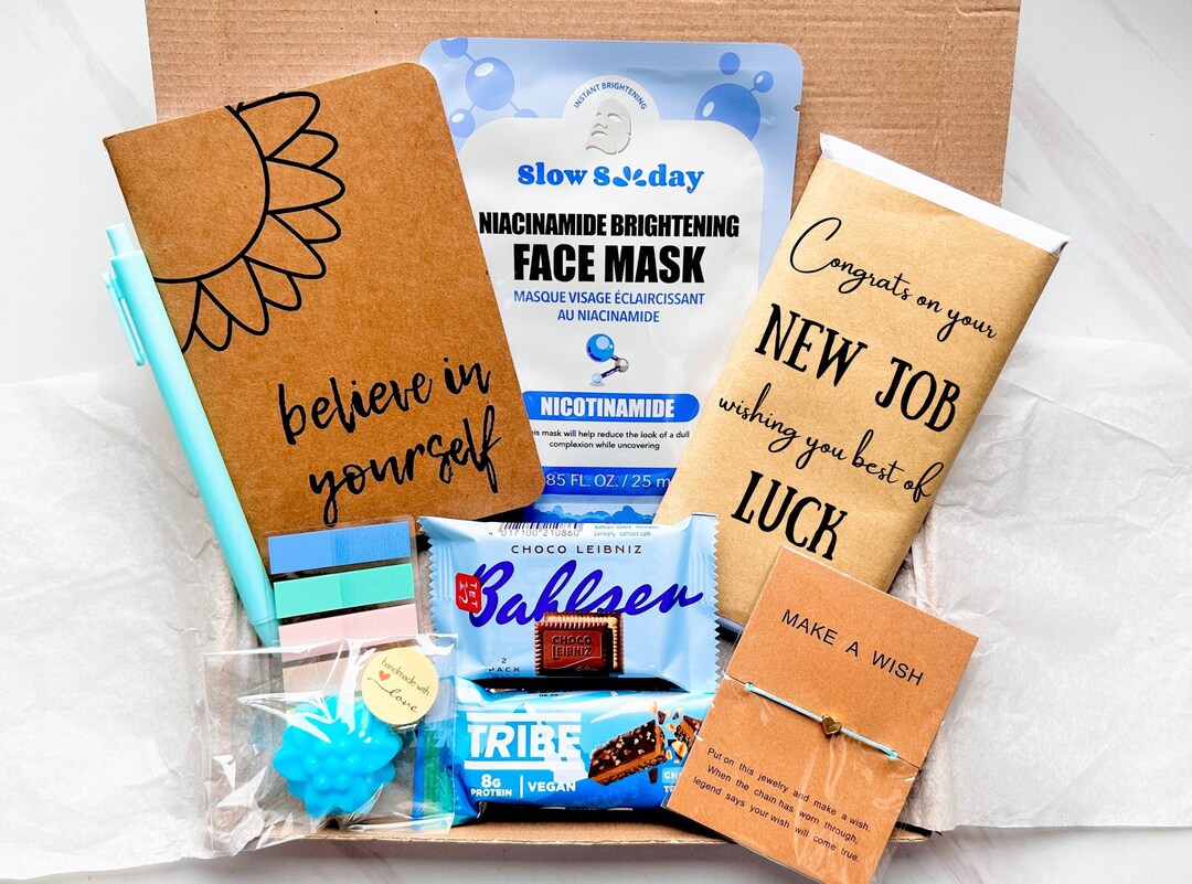 NEW JOB Gift Box for Her, You Got This, Good Luck in New Job Gift, Job ...