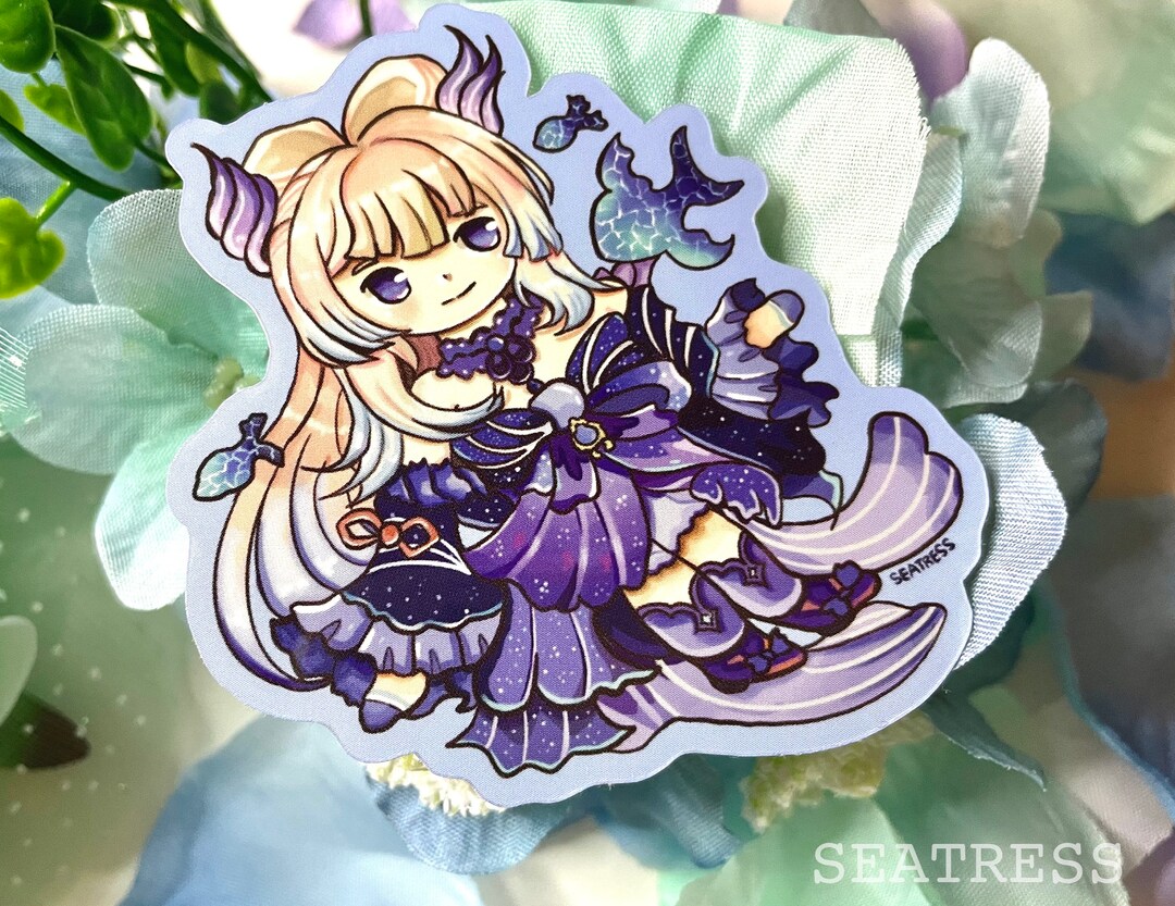 Genshin Impact Sangonomiya Kokomi Glossy Vinyl Sticker 1 Pc - Etsy