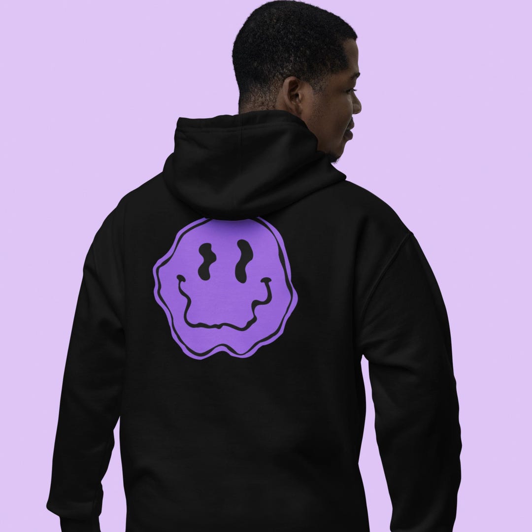 Smiley Face Hoodie - Etsy