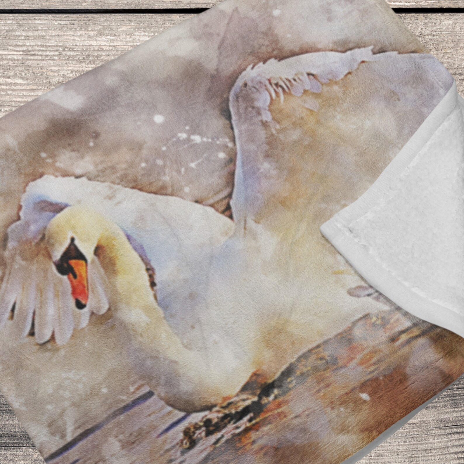 Swan Throw Blanket - Etsy