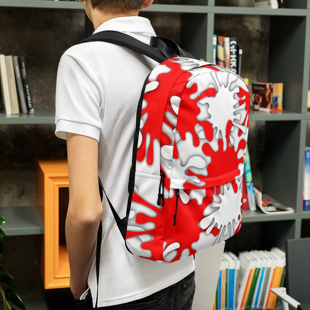 Paint Splatters Backpack | Paint Splatters Bookbag - Etsy