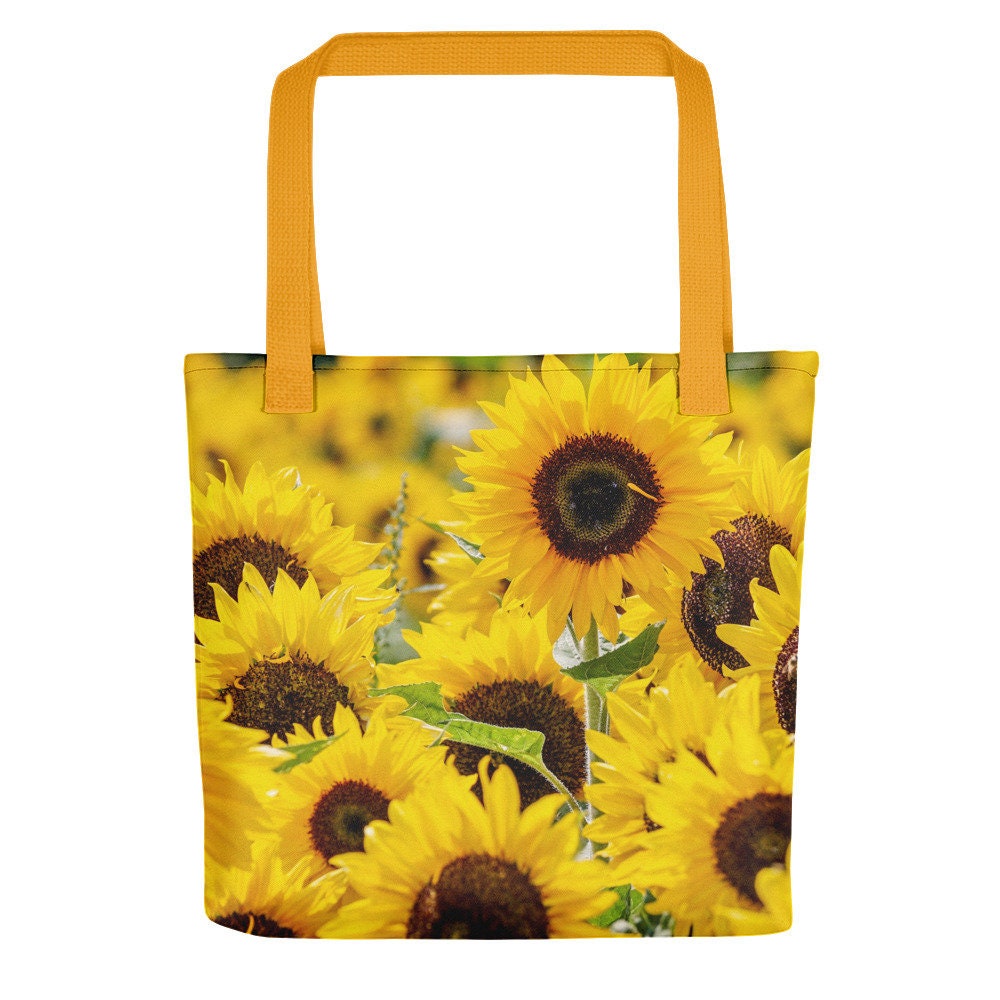 Sunflower Tote Bag - Etsy