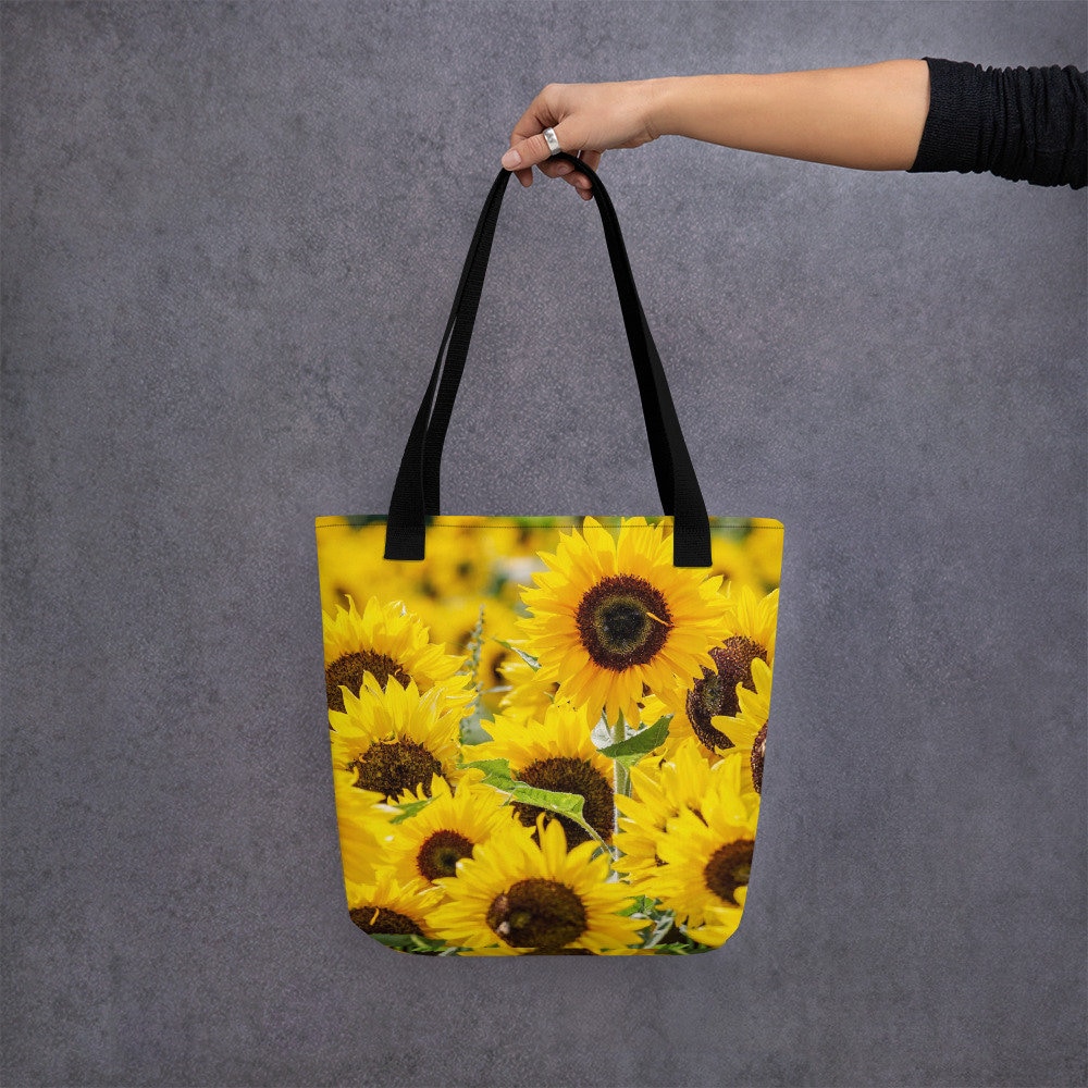 Sunflower Tote Bag - Etsy
