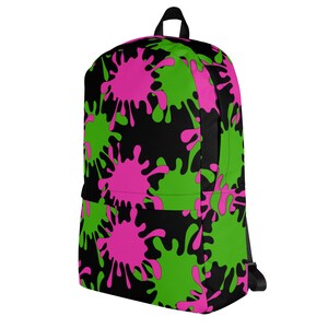 Paint Splatters Bookbag | Paint Splatters Backpack - Etsy