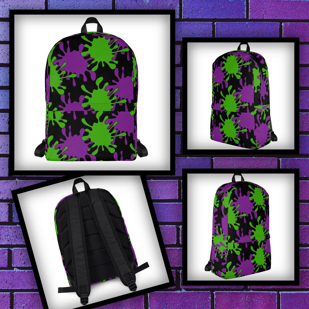 Paint Splatters Bookbag | Paint Splatters Backpack - Etsy