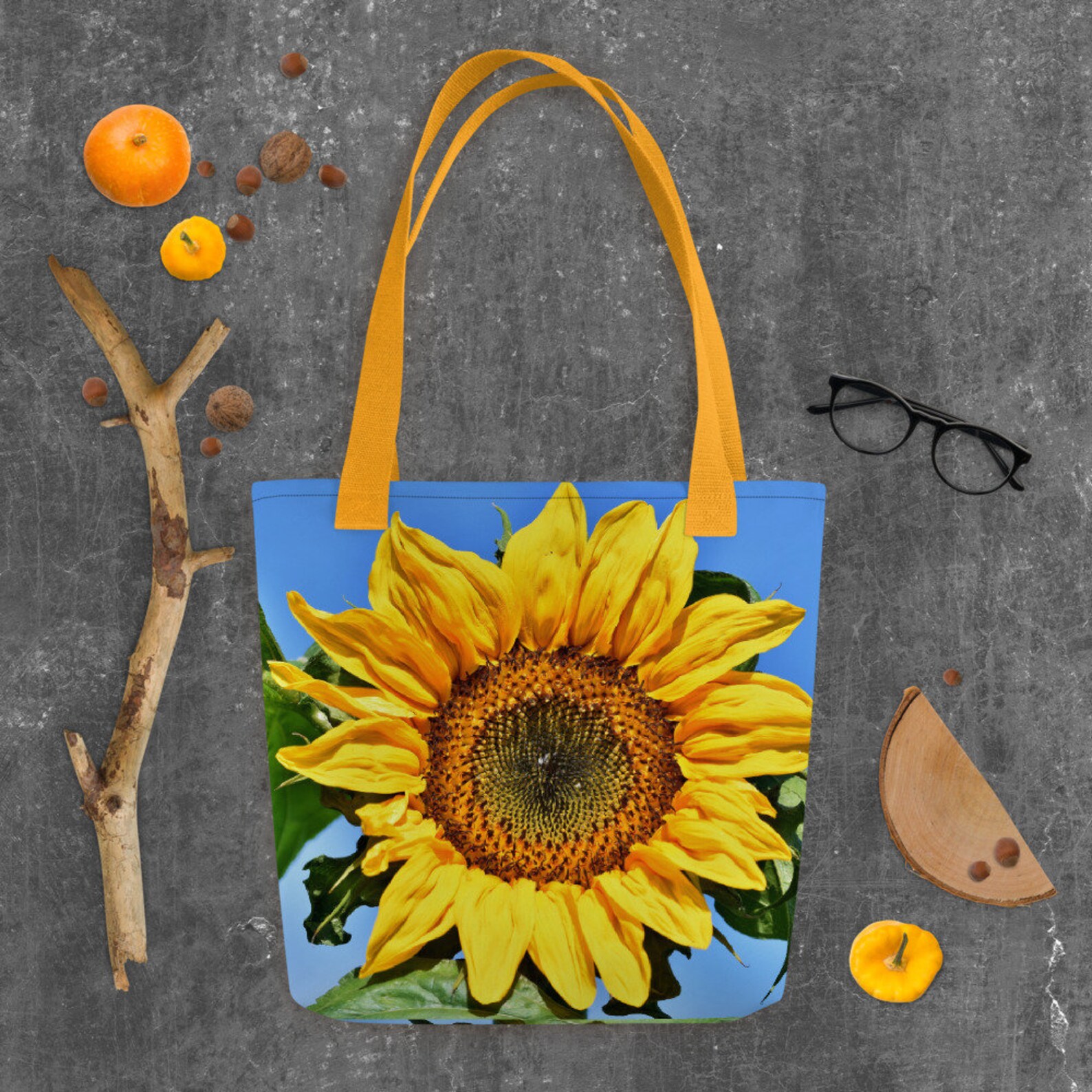 Sunflower Tote Bag - Etsy