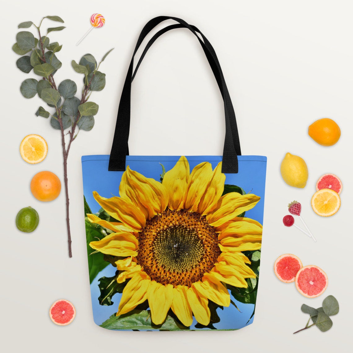 Sunflower Tote Bag - Etsy