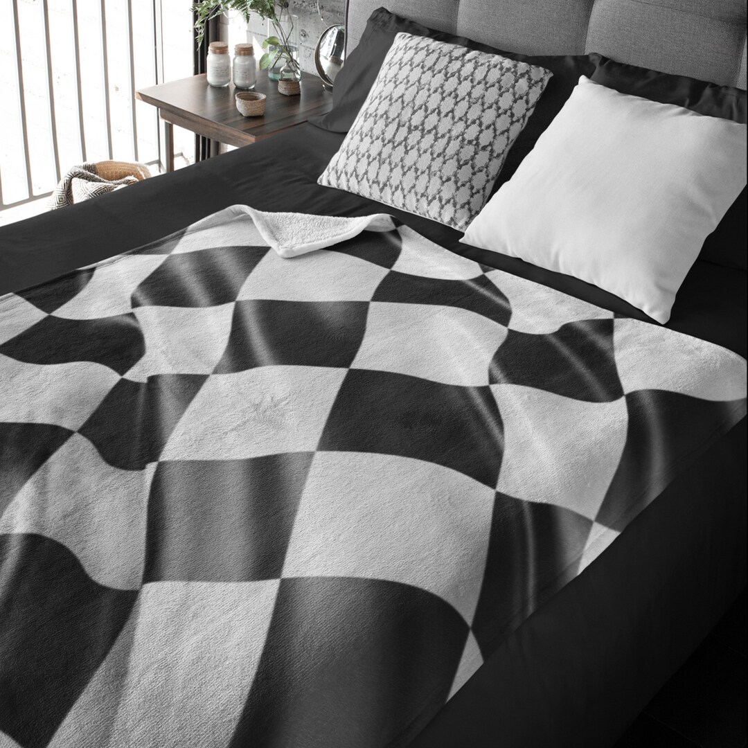 Checkered Flag Blanket - Etsy
