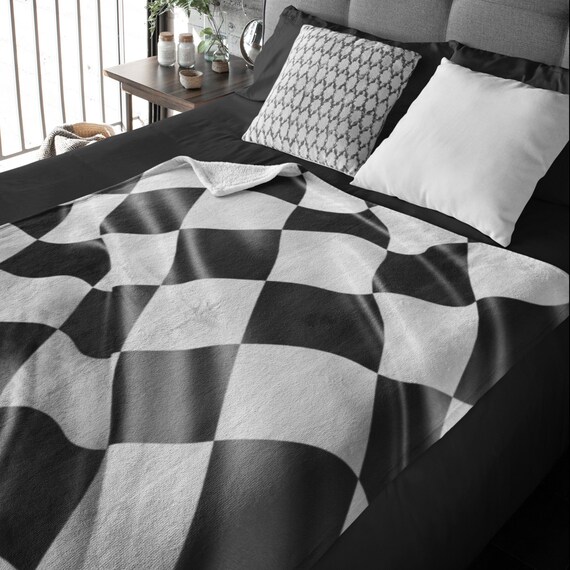 Checkered Flag Blanket - Etsy