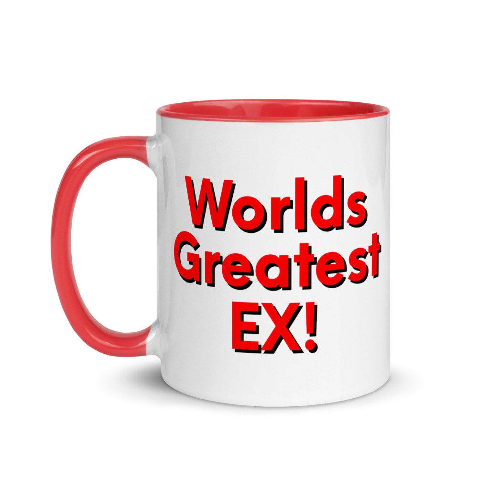 Worlds Greatest Ex Coffee Mug With Color Inside Morning - Etsy