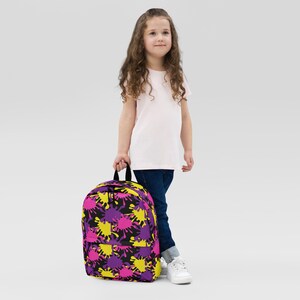 Paint Splatters Bookbag | Paint Splatters Backpack - Etsy