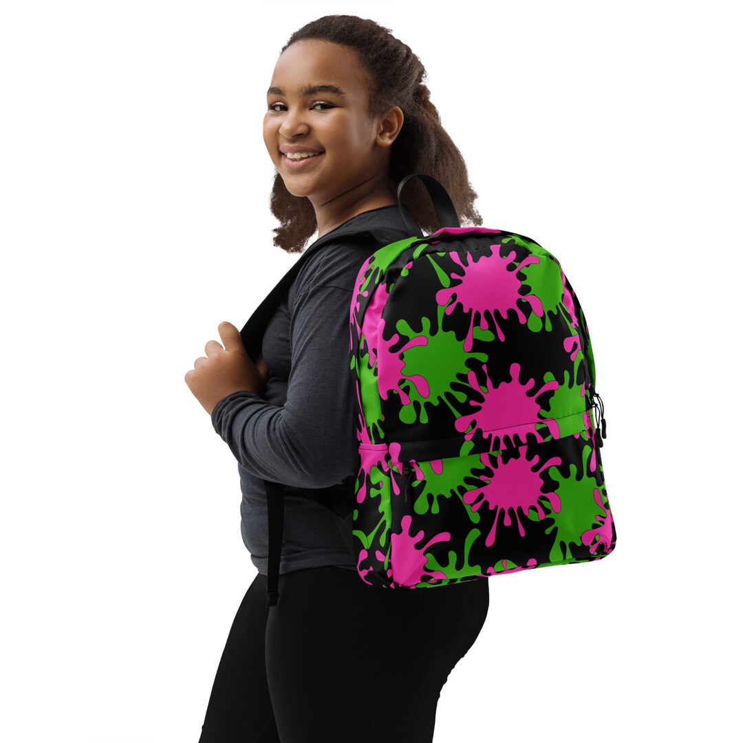 Paint Splatters Bookbag | Paint Splatters Backpack - Etsy