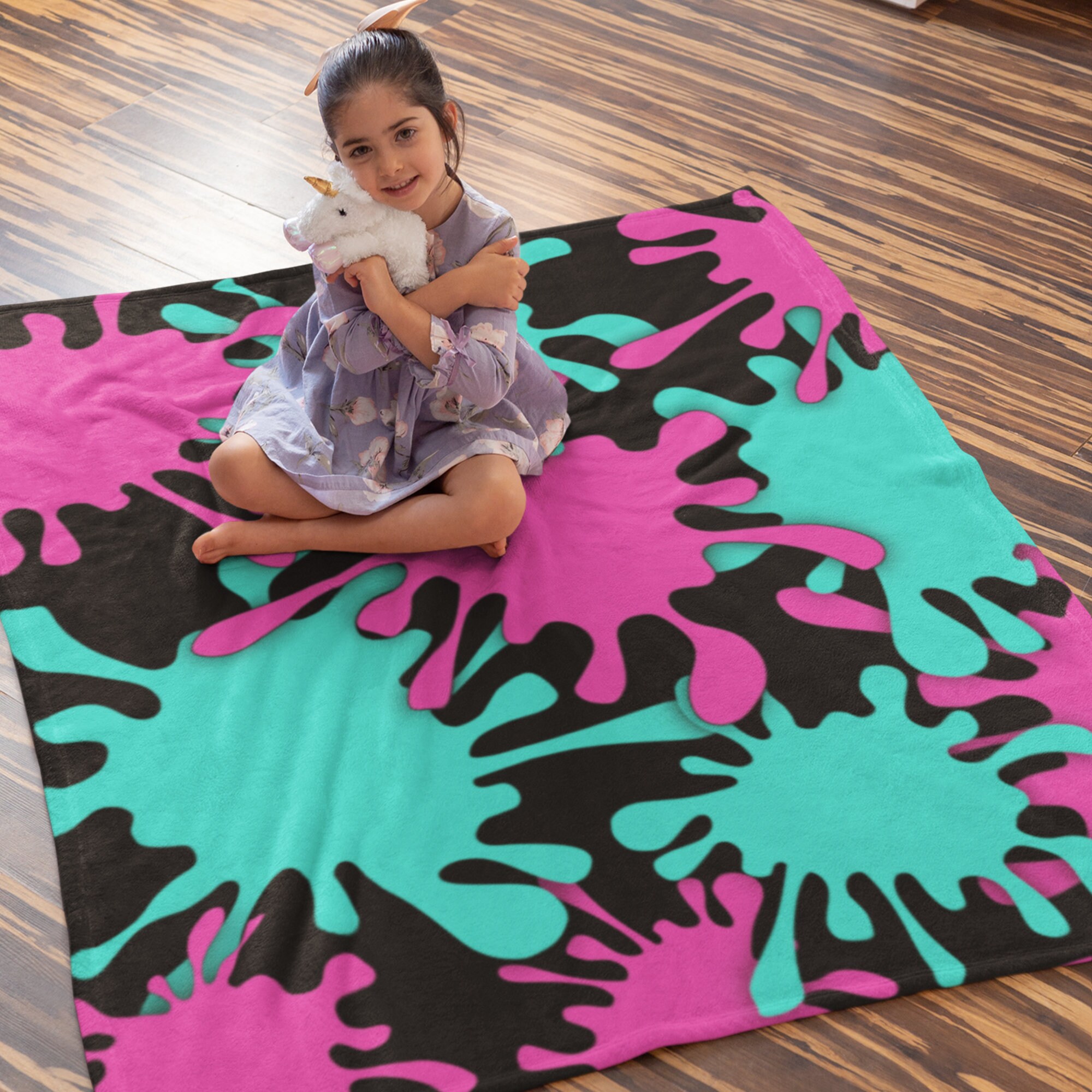 Paint Splatters Throw Blanket - Etsy