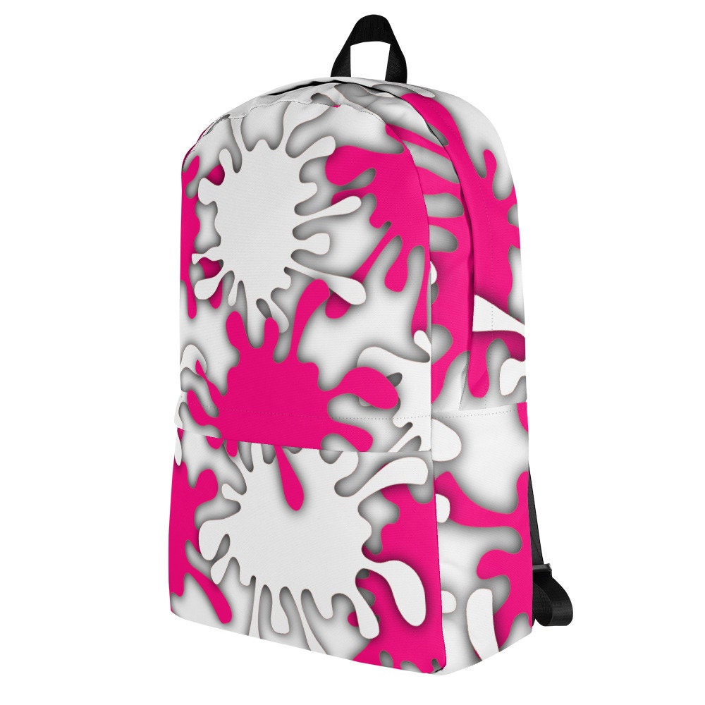 Paint Splatters Backpack Paint Splatters Bookbag - Etsy
