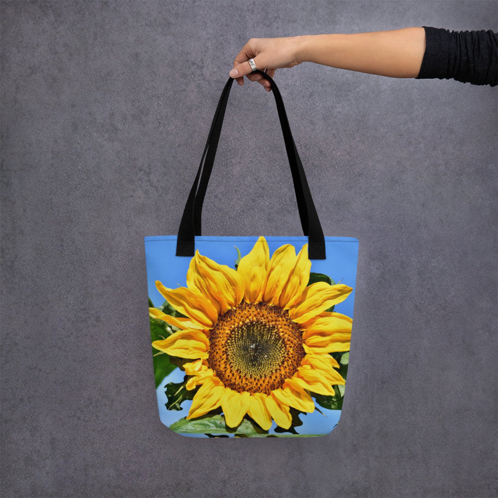 Sunflower Tote Bag - Etsy