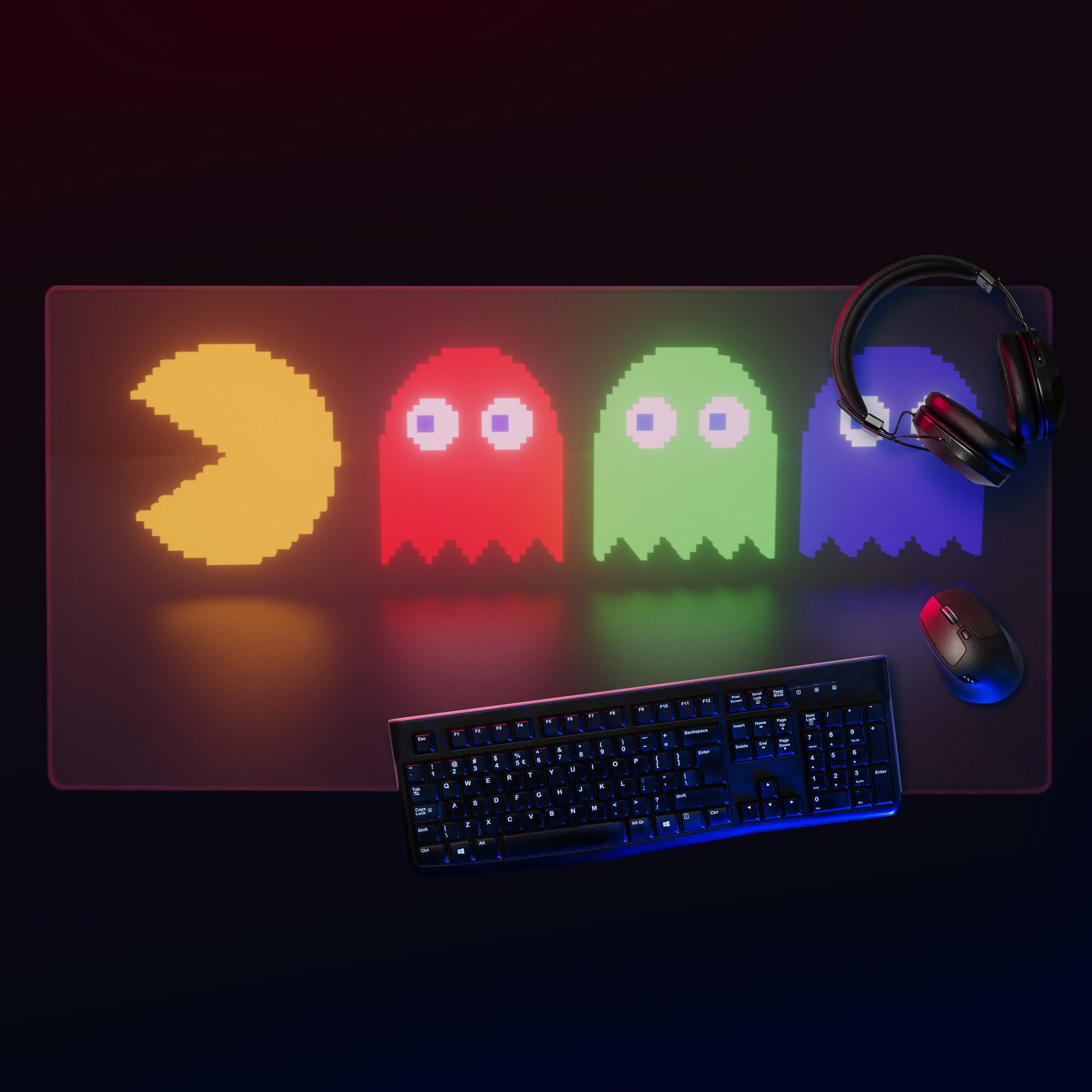 Gaming Mouse Pad Pacman - Etsy