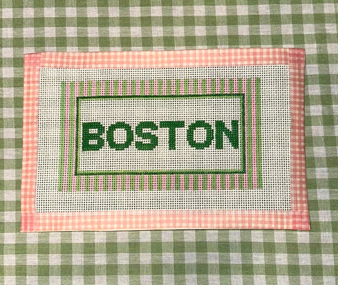 Boston Needlepoint Canvas - Etsy